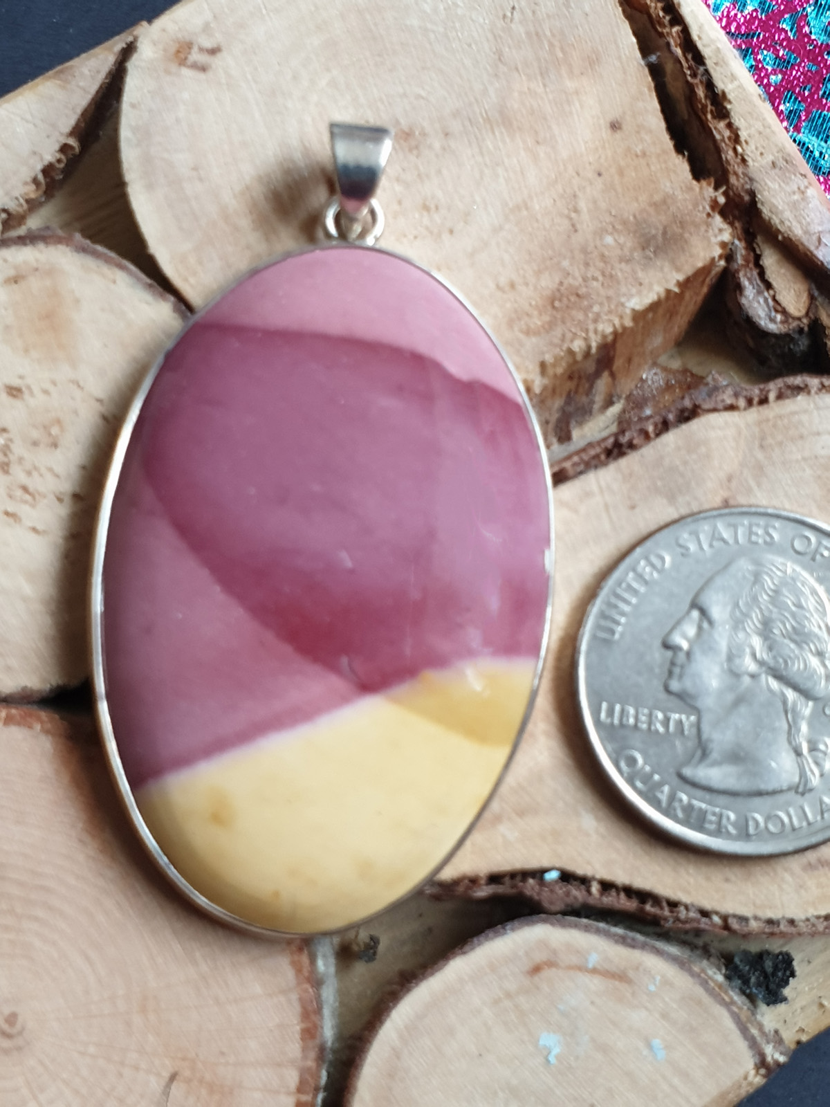 Australian Mookaite Jasper Pendant - Maddogg Designs